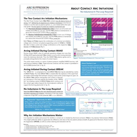 Get Smart About The Arc | Arc Suppression Technologies